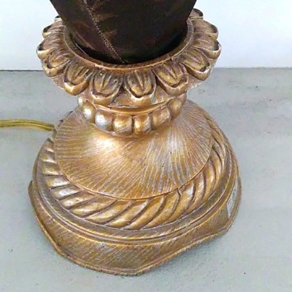 Accents | Beautiful And Unique Boho Table Lamp Metal Bases And Cloth ...